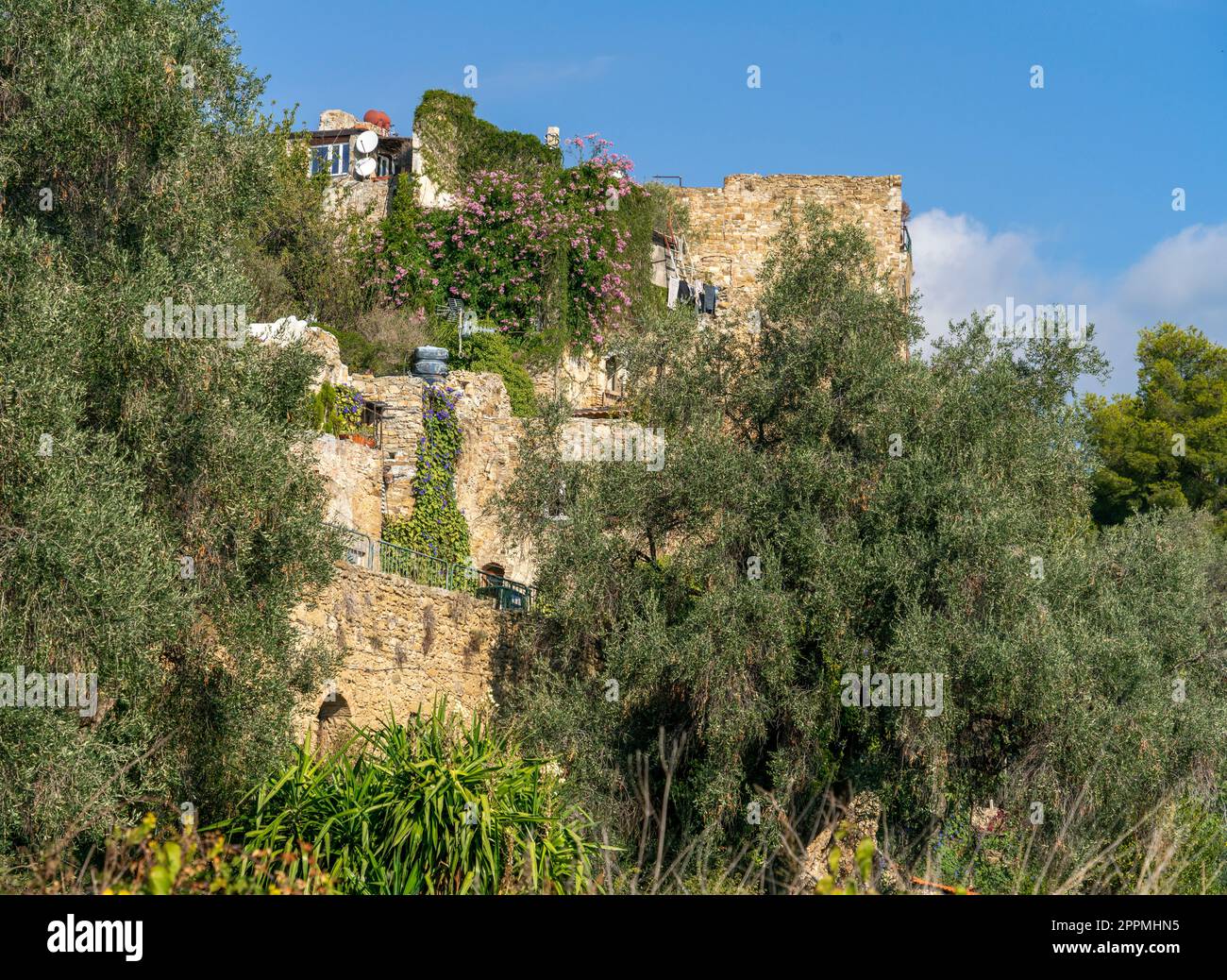 Bussana Vecchia in Liguria Stock Photo - Alamy