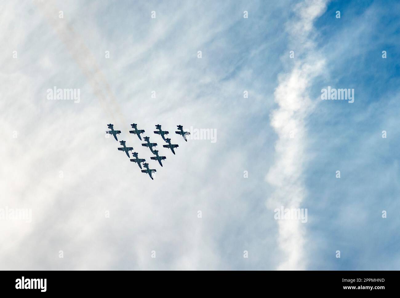 Frecce Tricolori air show Stock Photo - Alamy