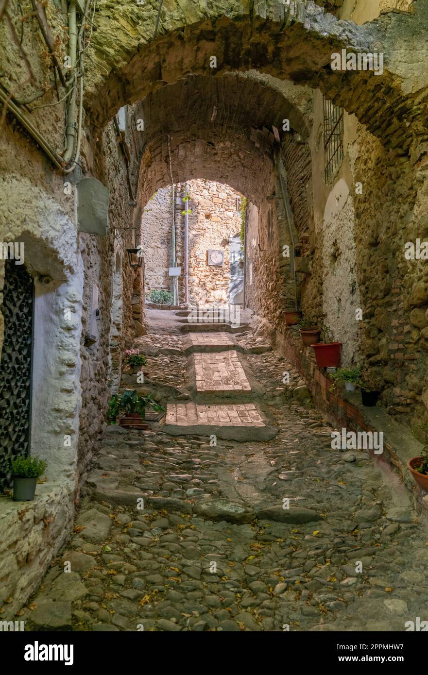 Bussana Vecchia in Liguria Stock Photo - Alamy
