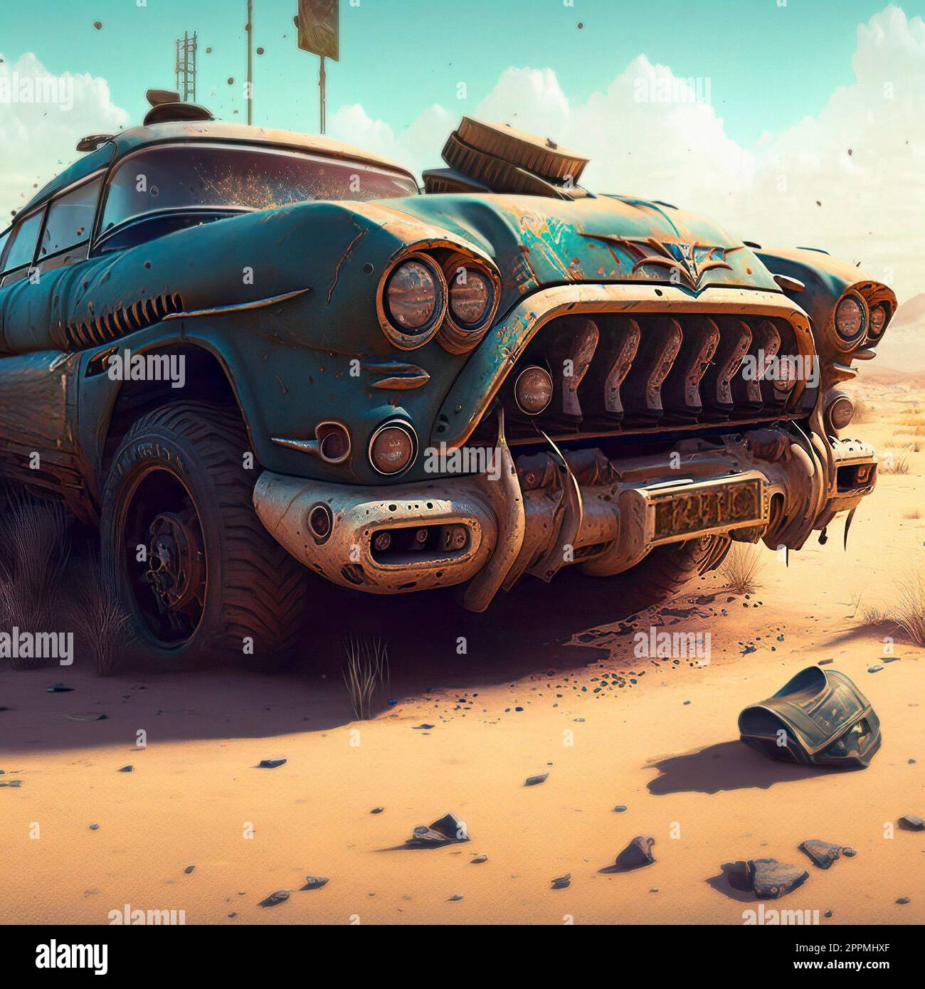 Old rusty abandoned car hi-res stock photography and images - Alamy