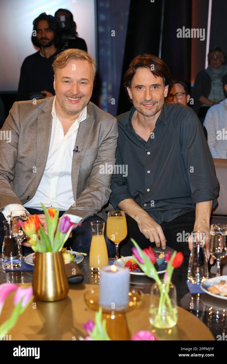 Stephan Grossmann and Oliver Mommsen,NDR talk show from Studio Lokstedt ...