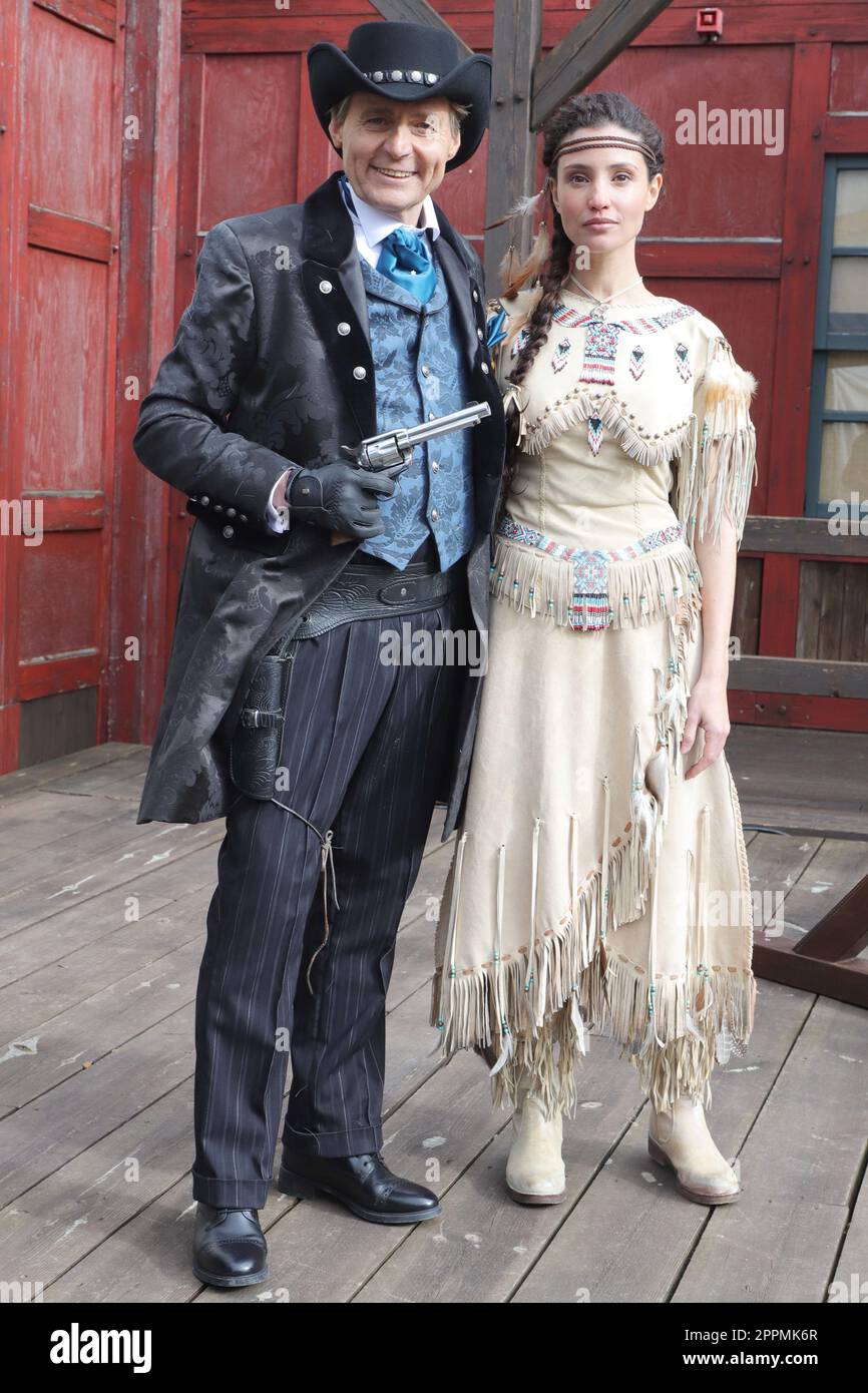 Wolfgang Bahro,Nadine Menz,Cast presentation for the season 2023 of the ...