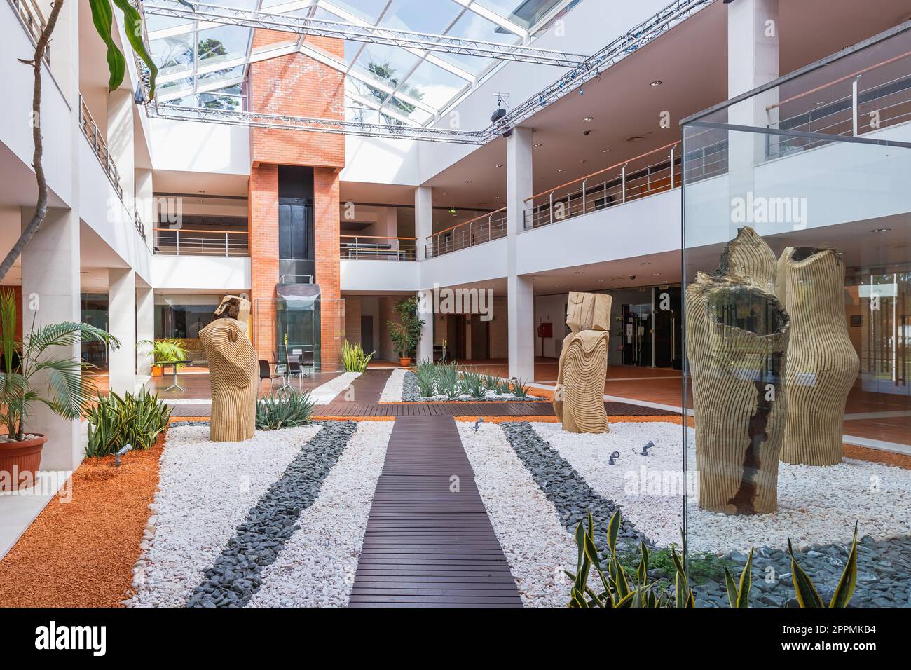 interior view of the CAE arts and entertainment center (Centro de Artes ...