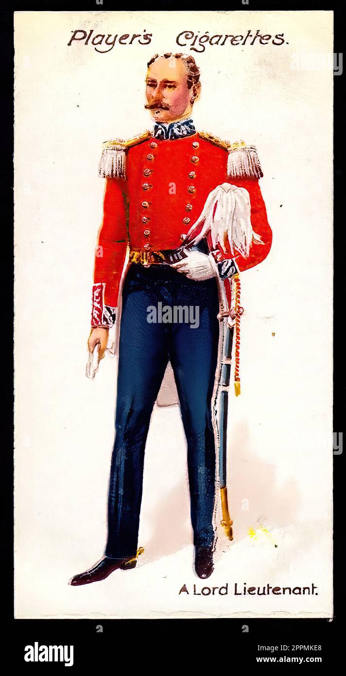 A Lord Lieutenant - Vintage British Cigarette Card - Victorian Era ...