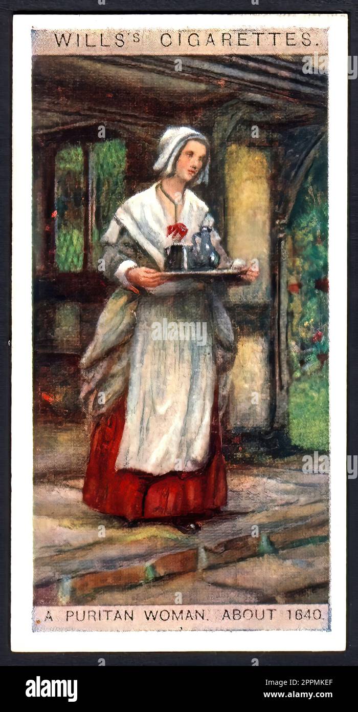 Puritan woman hi-res stock photography and images - Alamy
