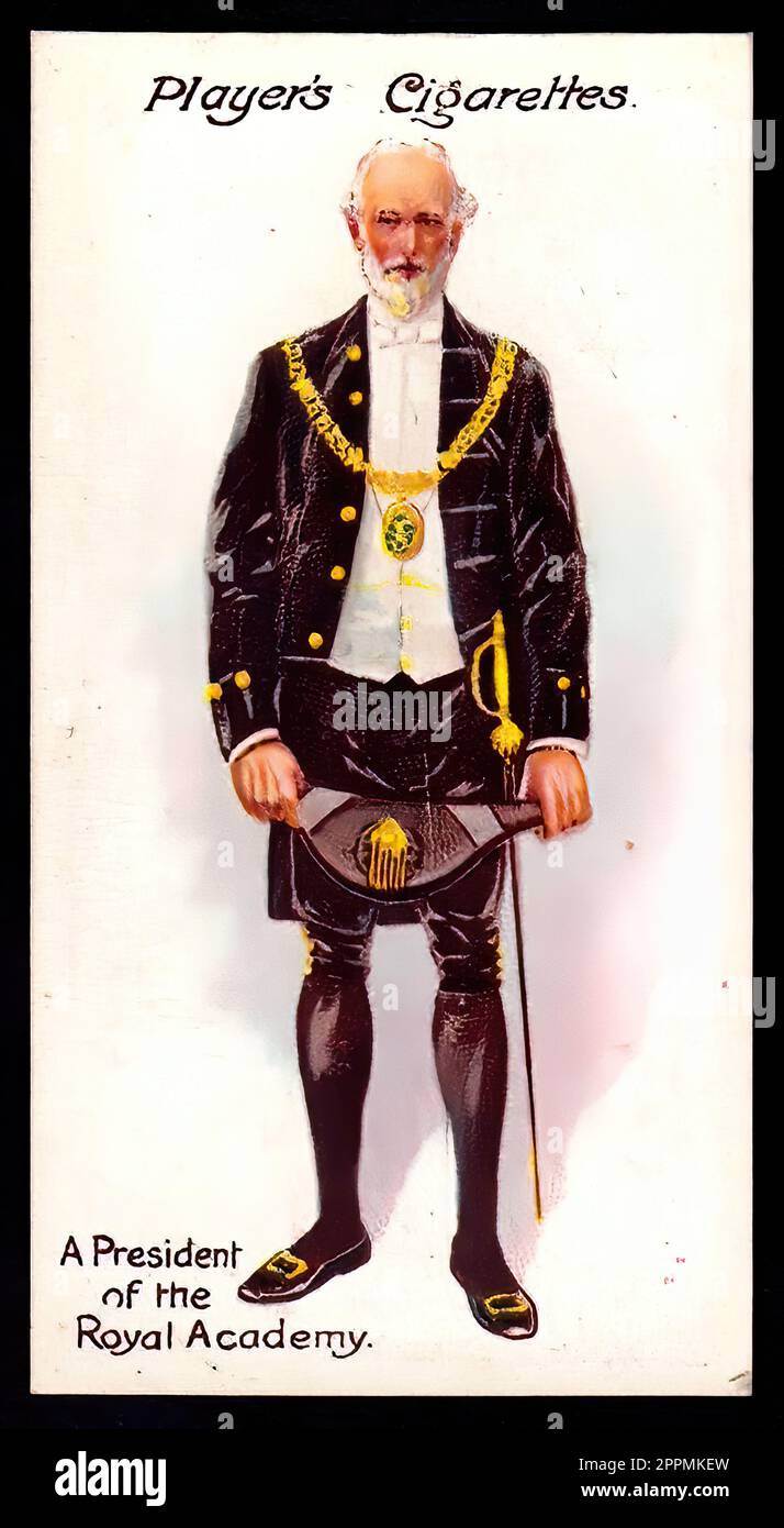 A President of the Royal Academy - Vintage British Cigarette Card ...
