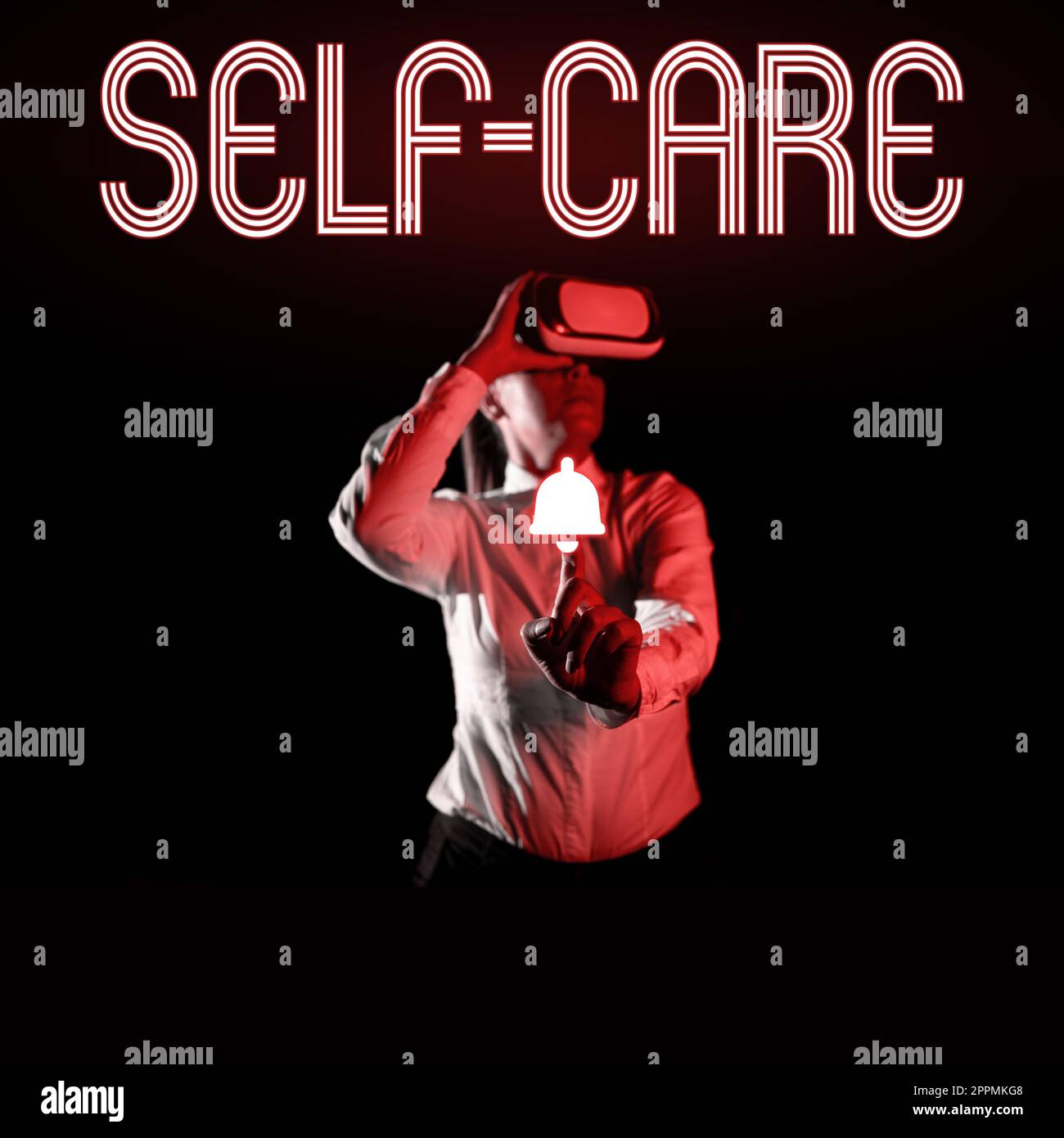 Conceptual display Self Care. Internet Concept the practice of taking ...