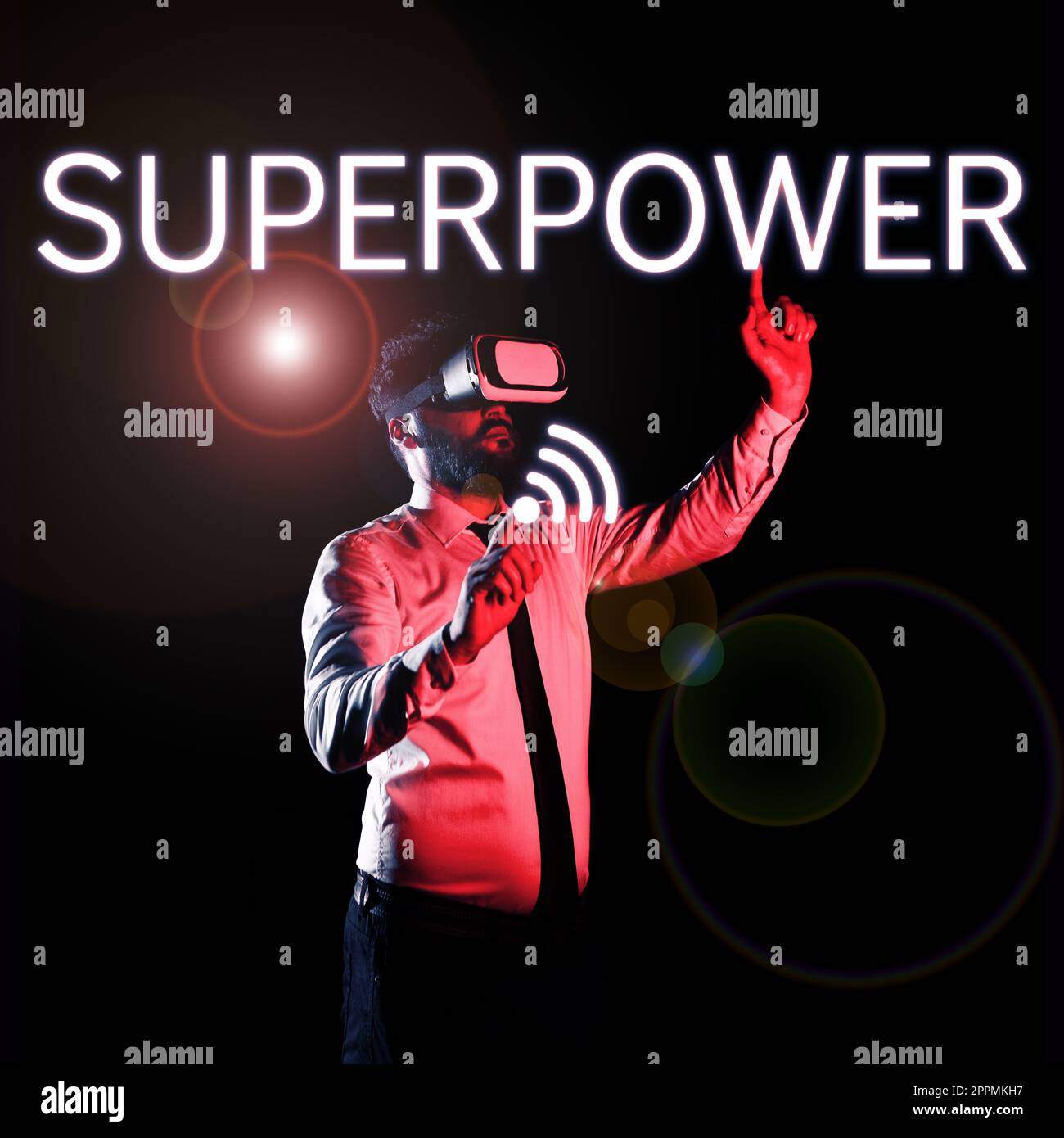 Sign displaying Superpower. Business showcase a power or ability of a ...