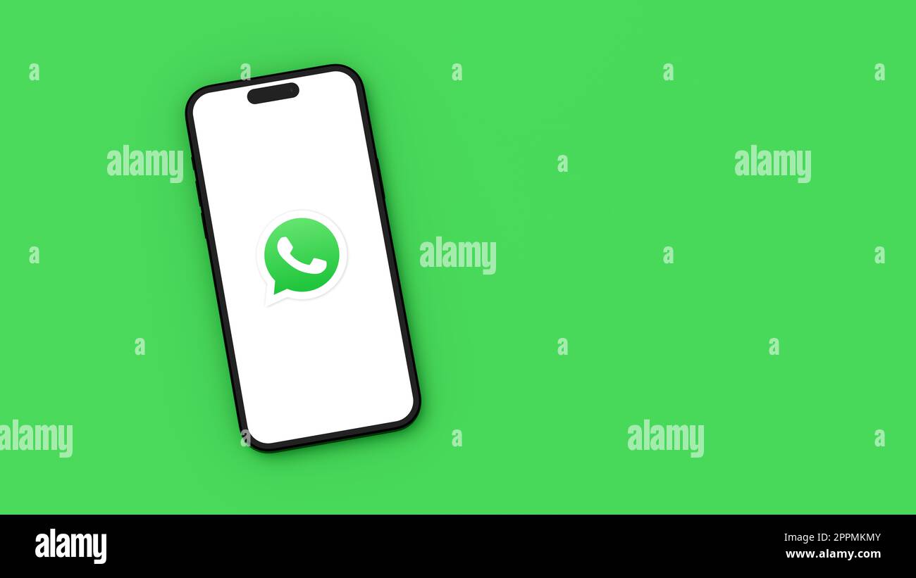 Whatsapp 3d logo hi-res stock photography and images - Alamy