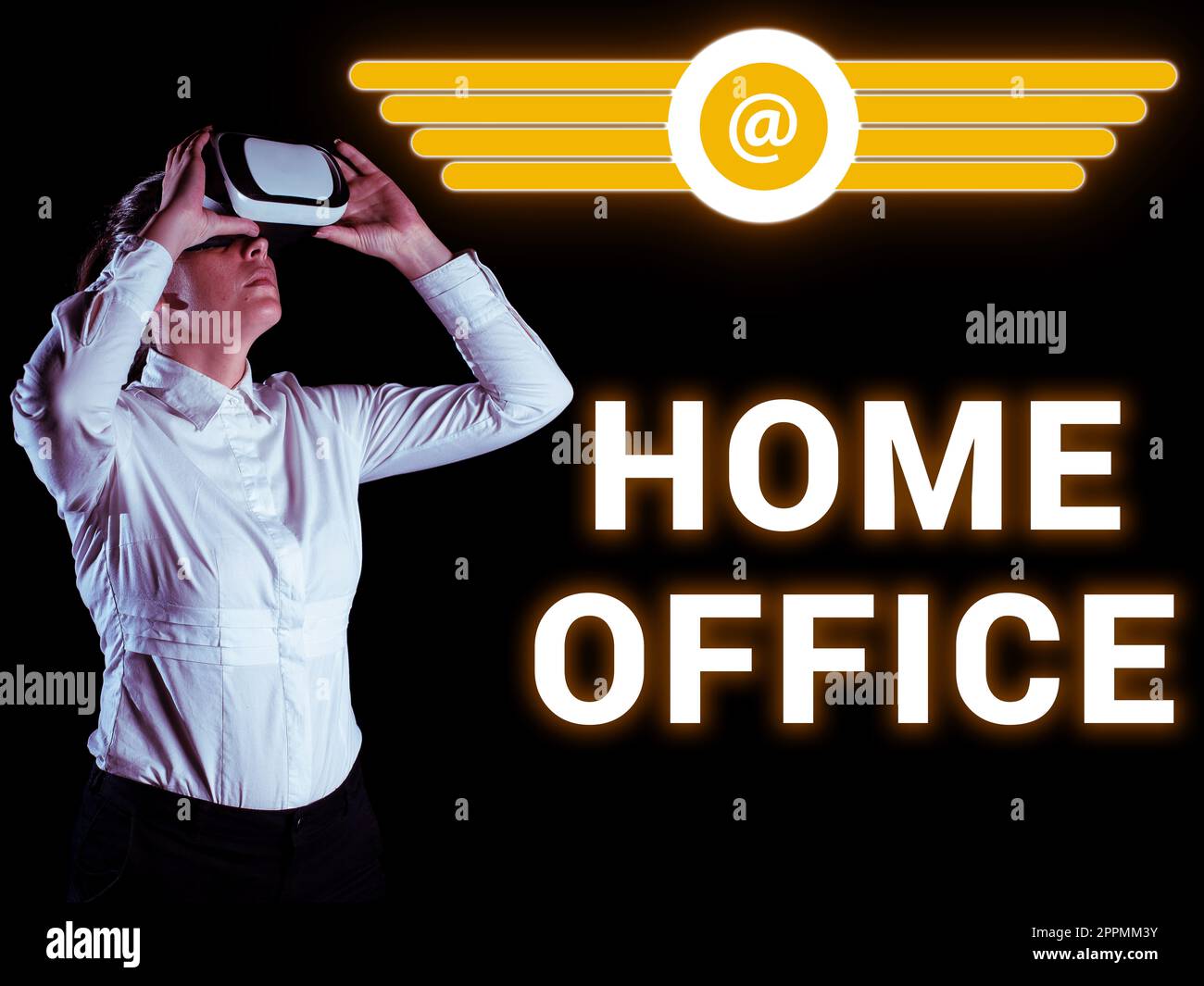 Writing Displaying Text Home Office Business Idea Space Designated In