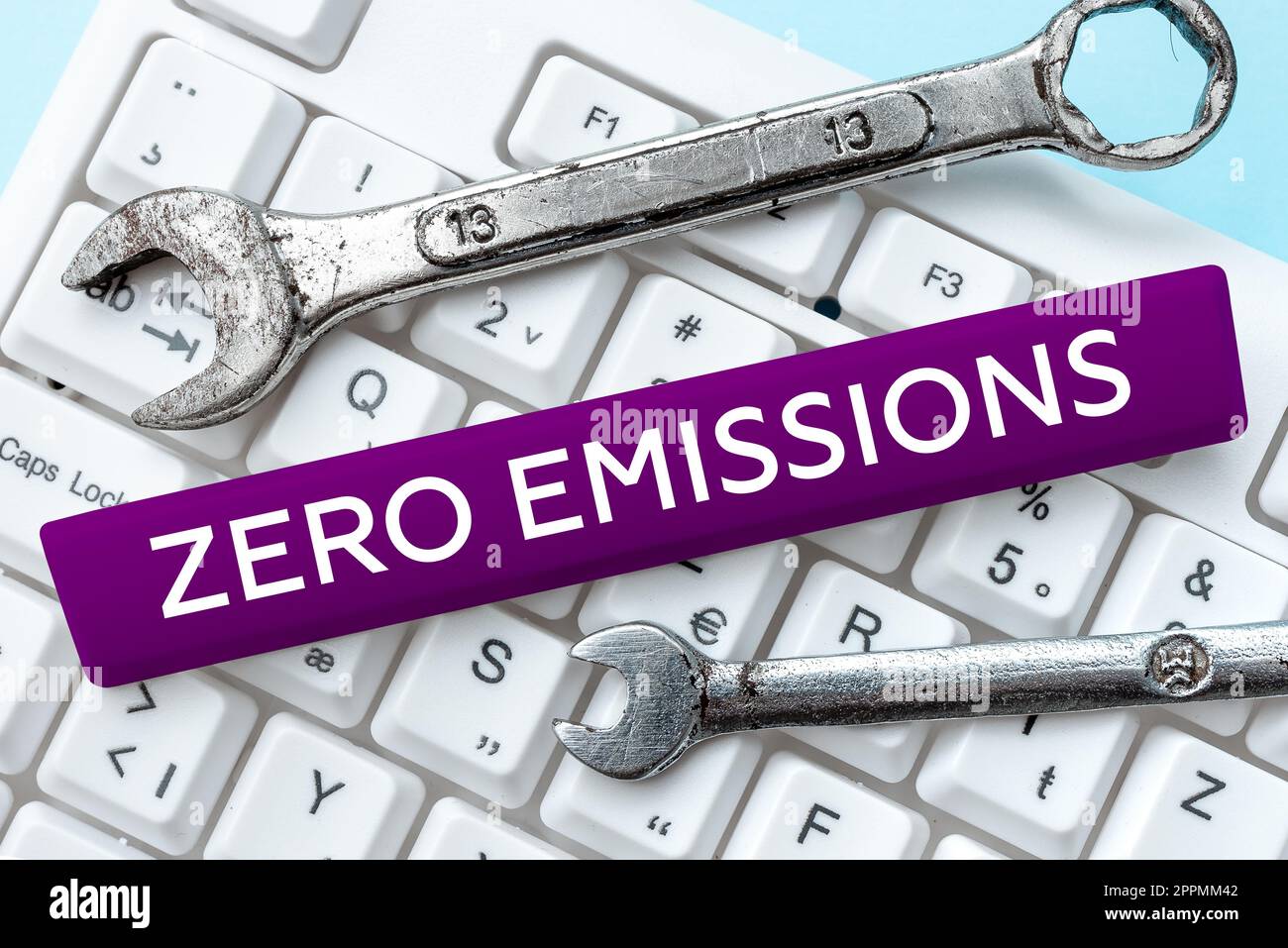 Text caption presenting Zero Emissions. Business overview emits no ...