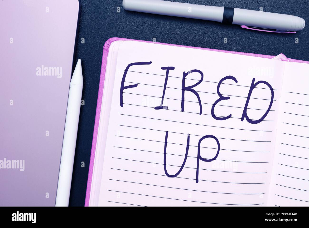 Inspiration showing sign Fired Up. Word Written on means that someone ...