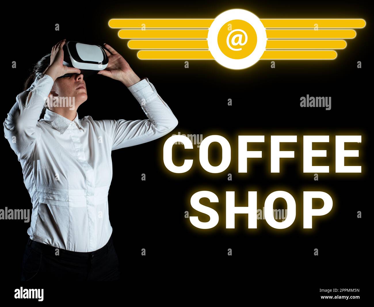 Inspiration showing sign Coffee Shop. Concept meaning small informal ...