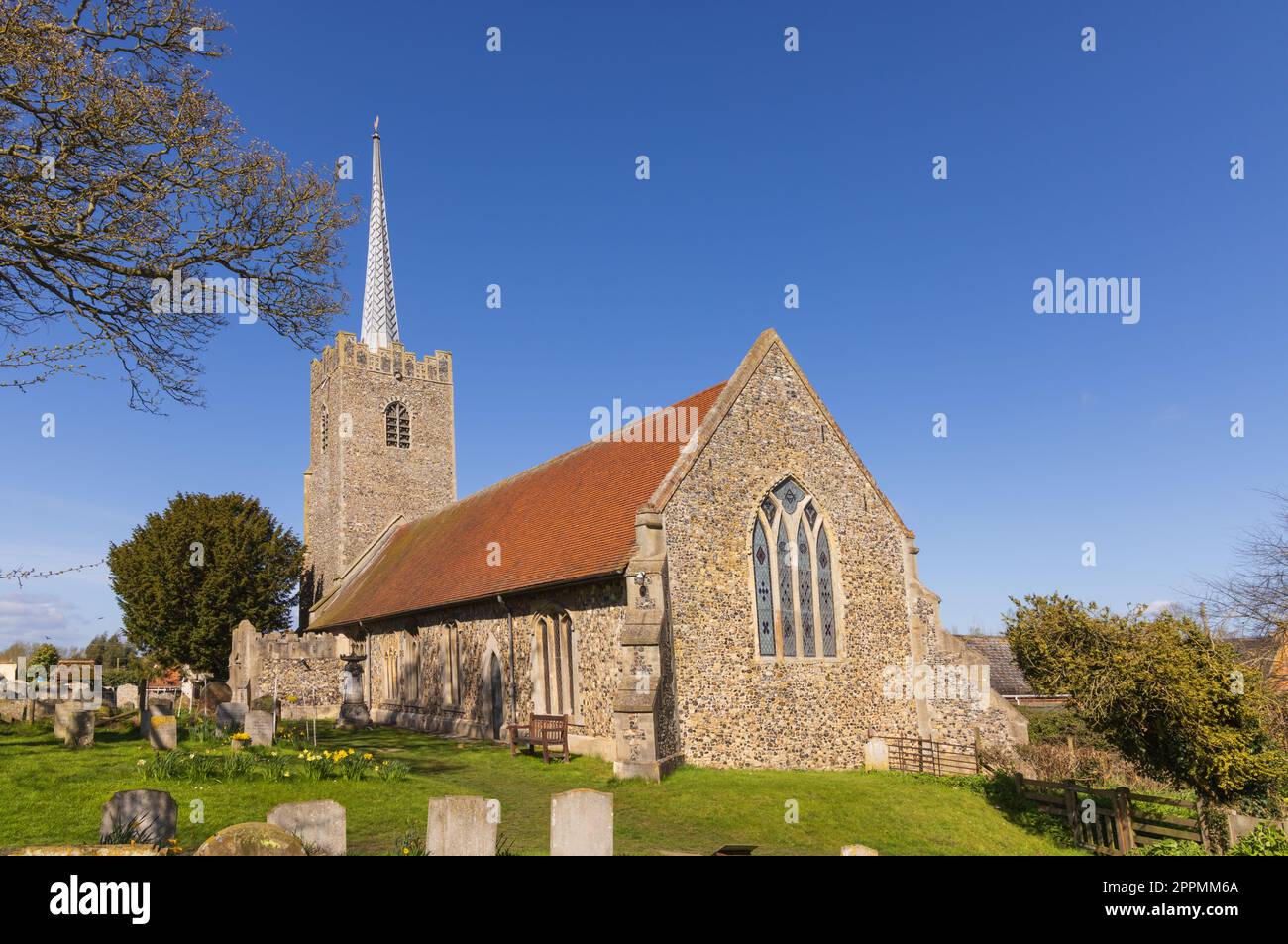 Holy Trinity Church in Middleton, nr Saxmundham, Suffolk. UK Stock ...