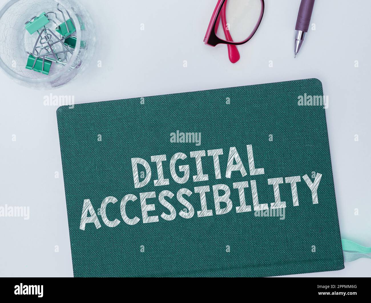 Text caption presenting Digital Accessibility. Business idea electronic ...