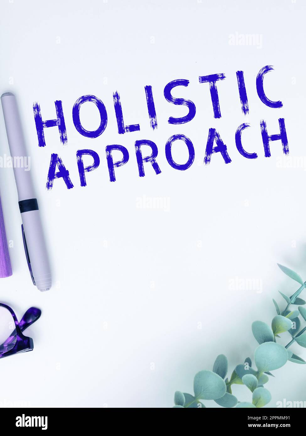 Text caption presenting Holistic Approach. Conceptual photo ...