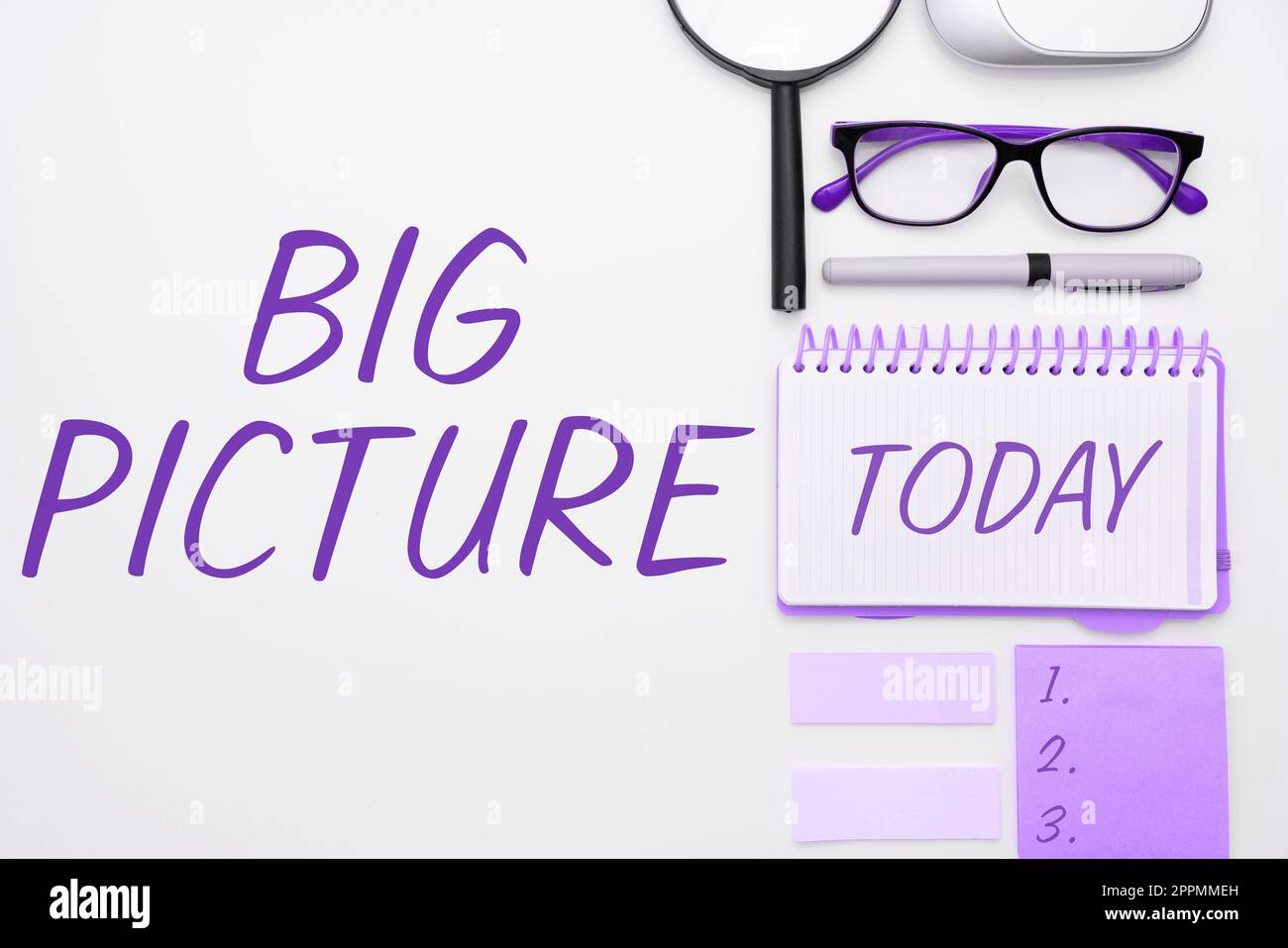 Conceptual display Big Picture. Business concept most important facts ...