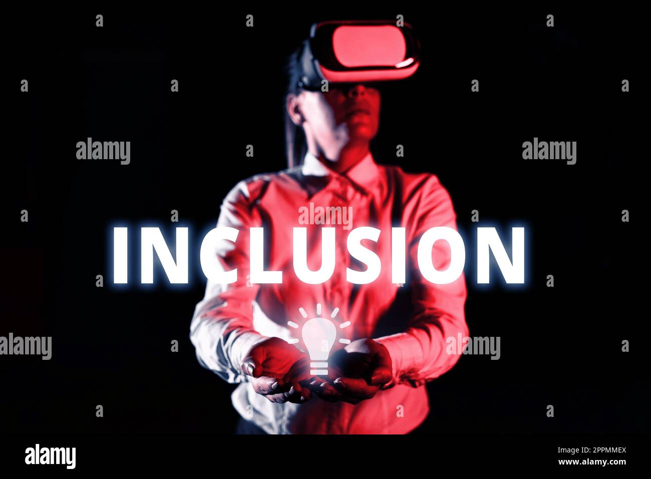 Conceptual display Inclusion, Business showcase action state including ... Conceptual display Inclusion, Business showcase action state including ...