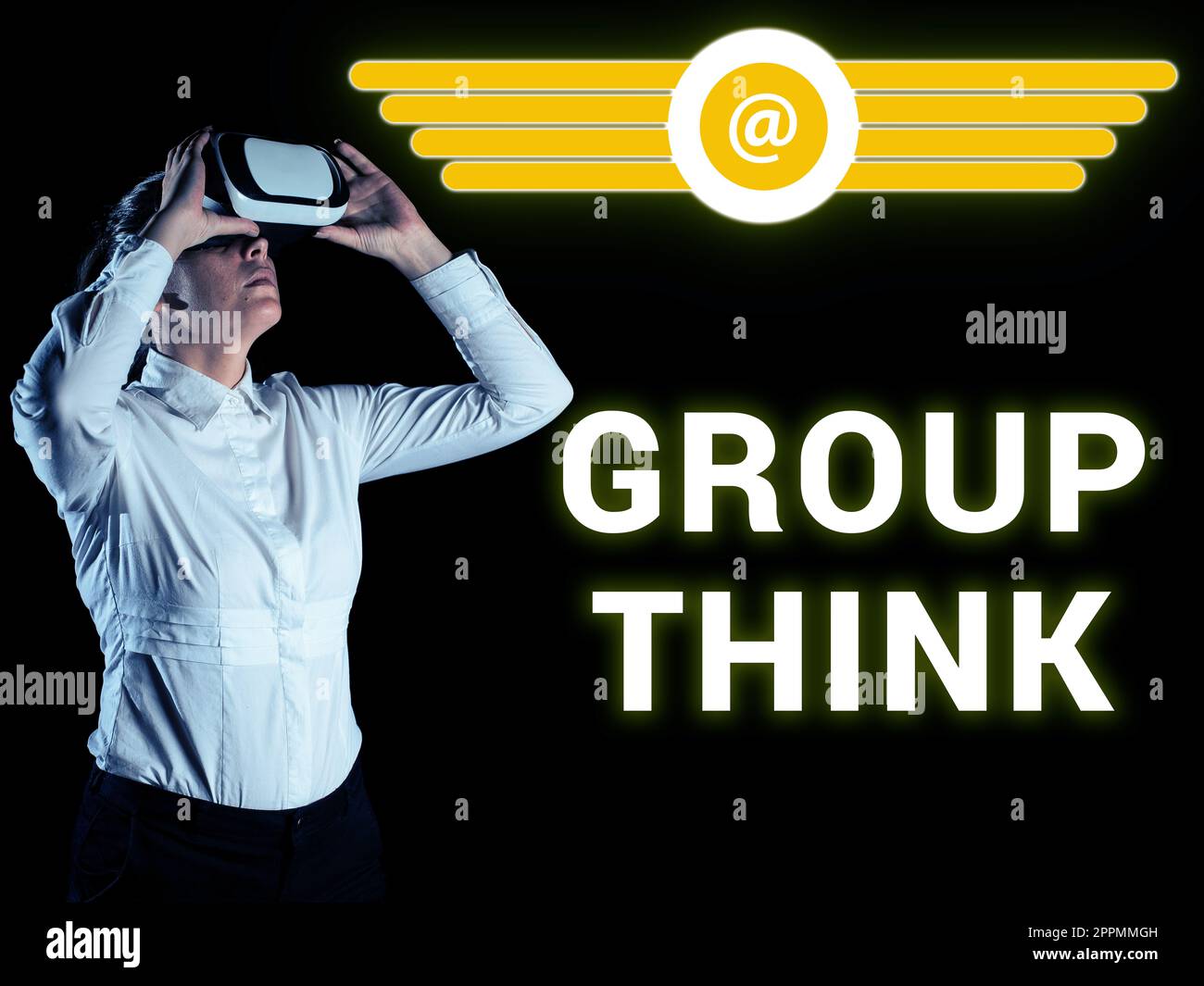 Conceptual caption Group Think. Business overview gather either ... Conceptual caption Group Think. Business overview gather either ...