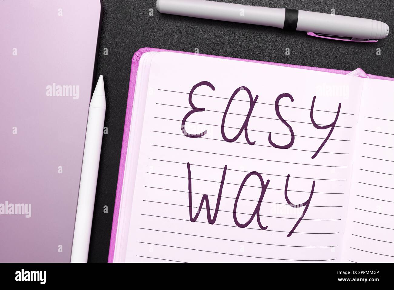 Handwriting text Easy Way. Internet Concept making hard decision ... Handwriting text Easy Way. Internet Concept making hard decision ...