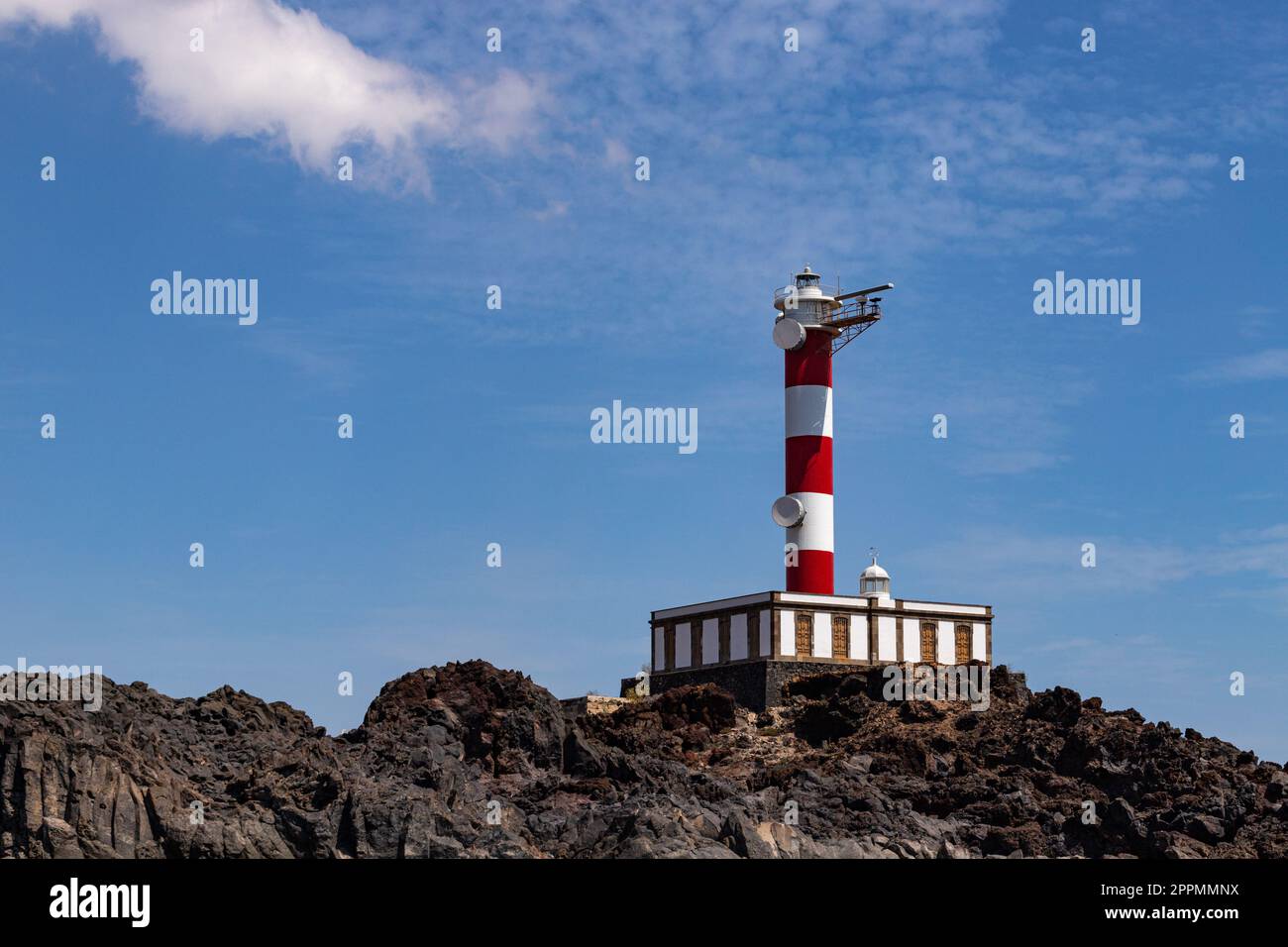 View of the lighthouse and rocky coast at Punta de Rasca from the ...