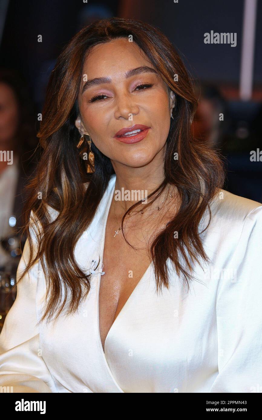 Verona Pooth,presenter and entrepreneur,NDR talk show from Studio ...