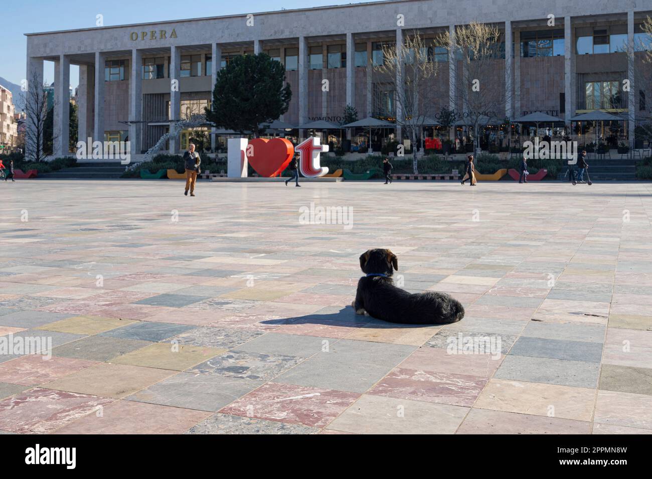 The opera house in tirana hi-res stock photography and images - Alamy