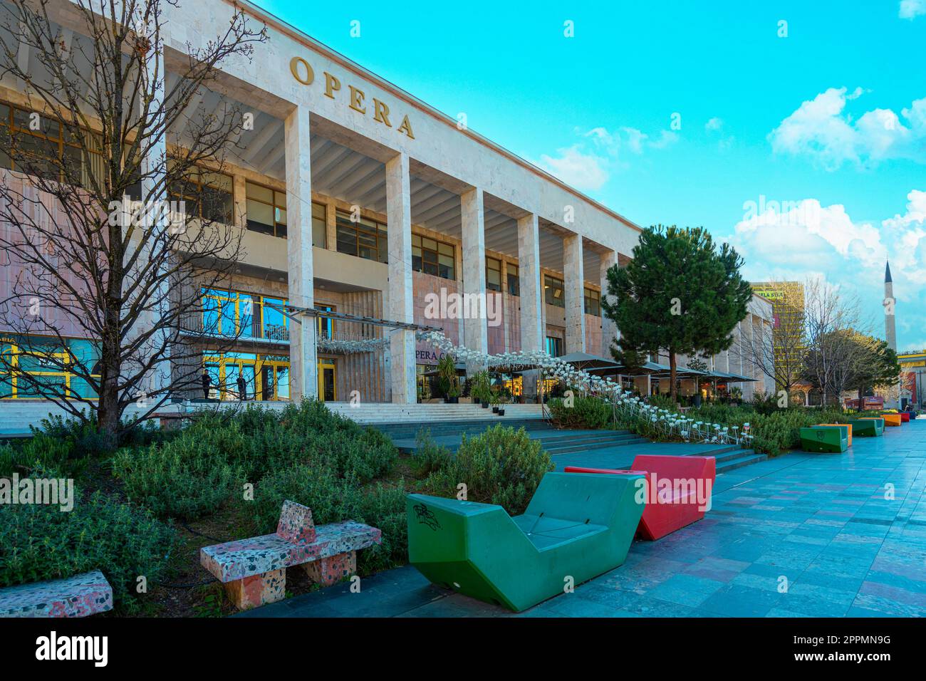 The opera house in tirana hi-res stock photography and images - Alamy