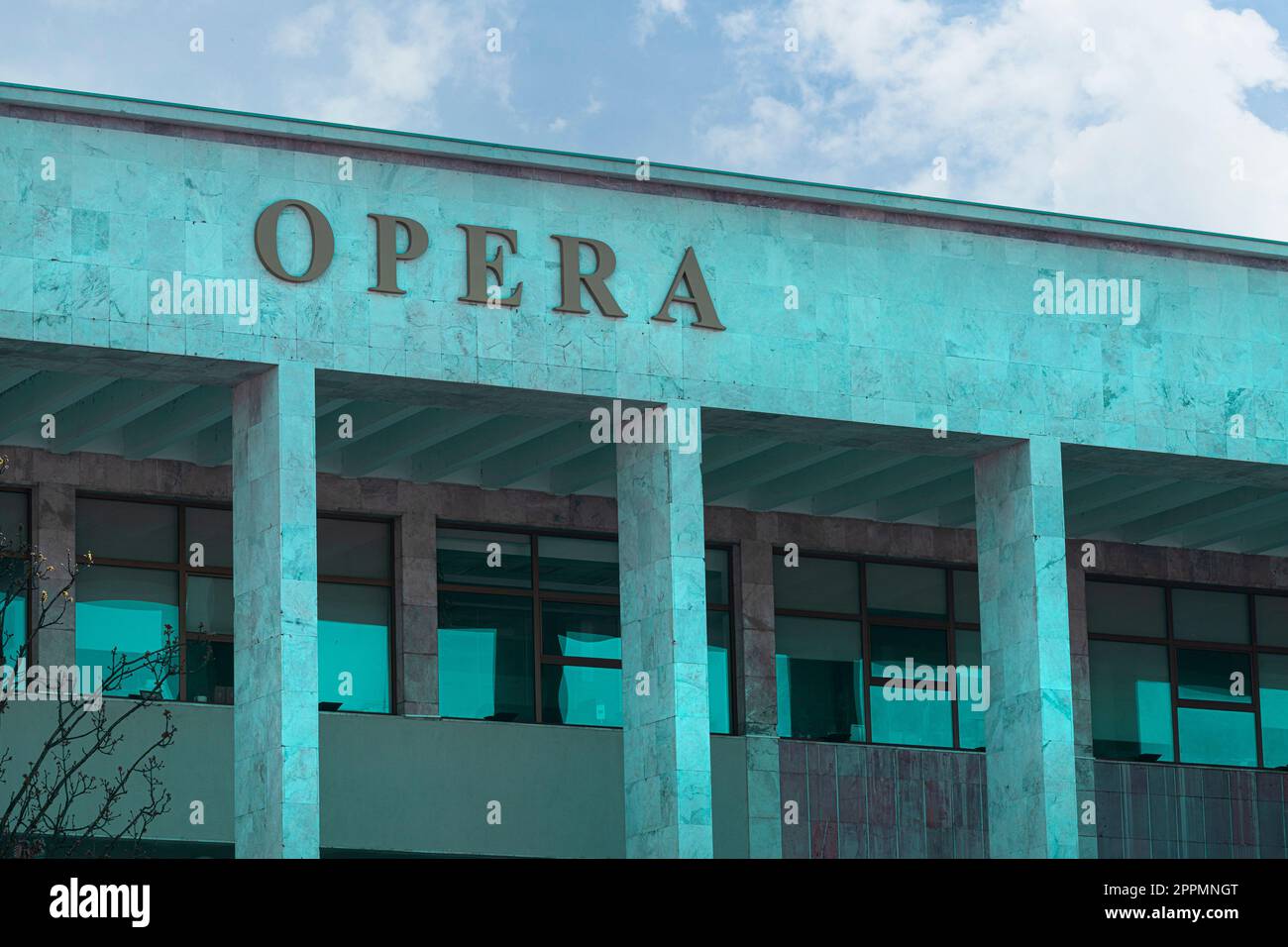 The opera house in tirana hi-res stock photography and images - Alamy