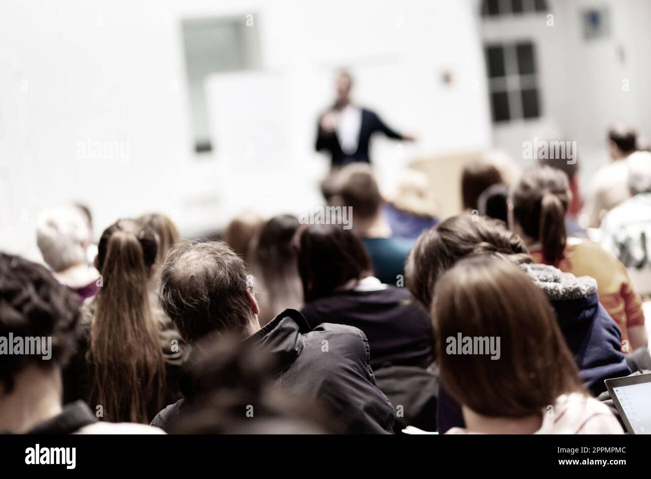 Audience in the lecture hall Stock Photo - Alamy