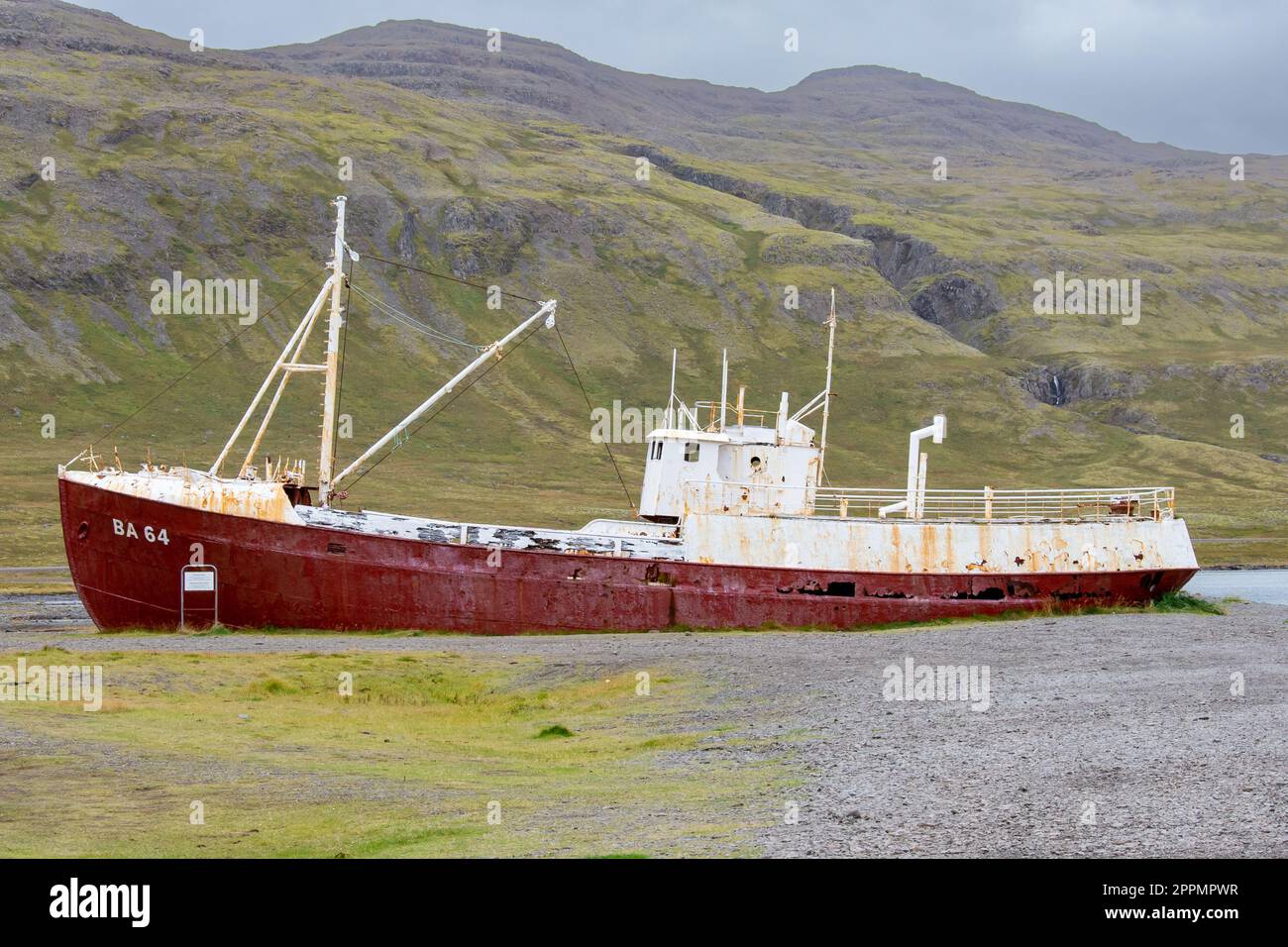 The Gardar BA 64 is the oldest steel ship that remains in Iceland Stock ...