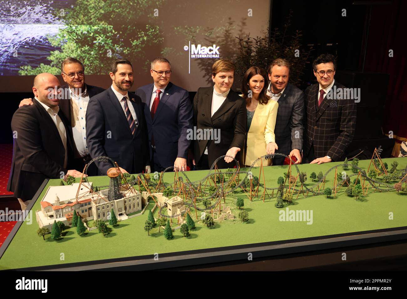 Europapark Rust - Season start Press Conference 2023 Stock Photo - Alamy