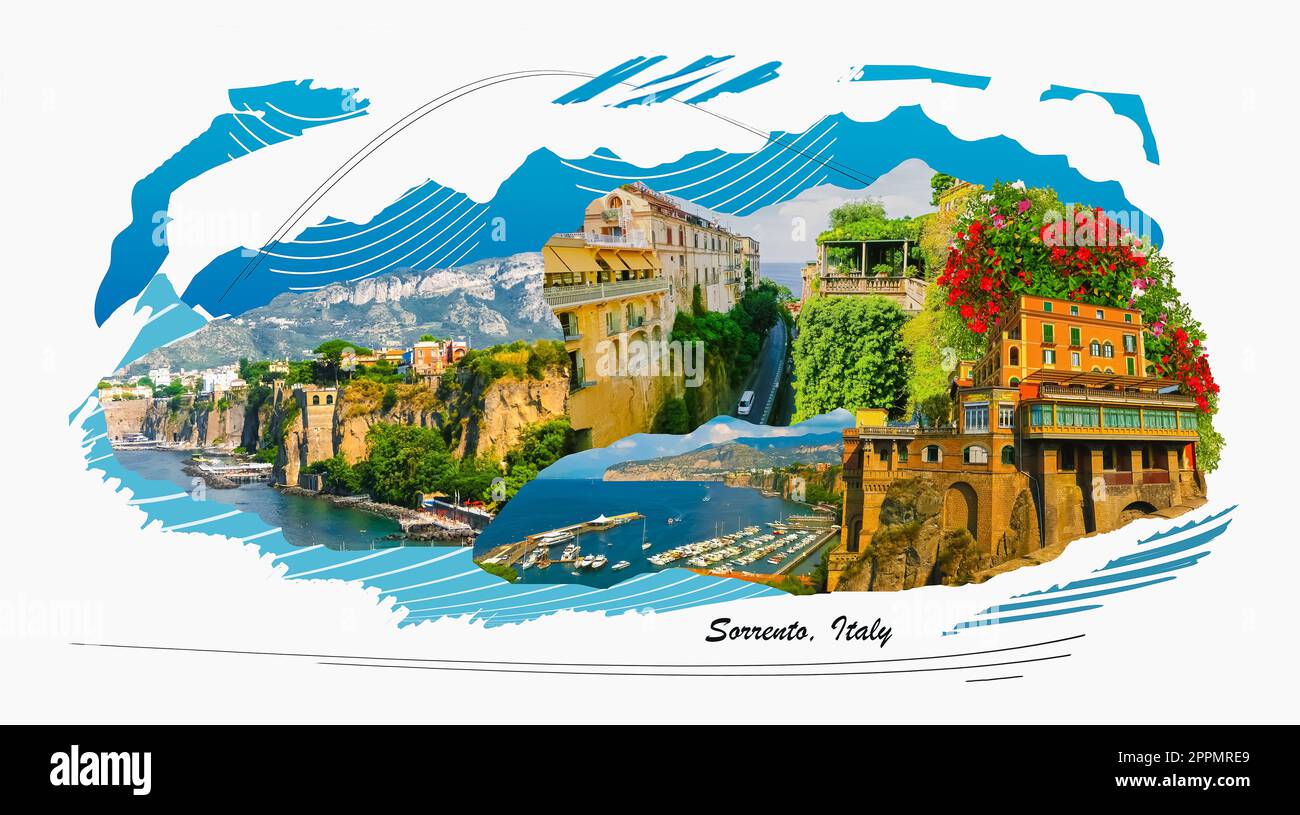 Beautiful village in mountain Cut Out Stock Images & Pictures - Alamy