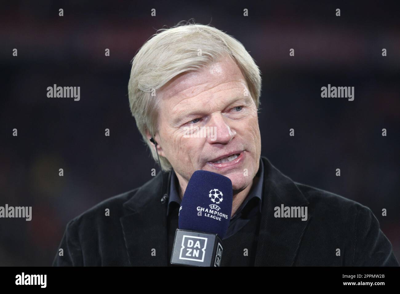 MUNICH, GERMANY - APRIL 19: Oliver KAHN, Fc Bayern President, during an ...