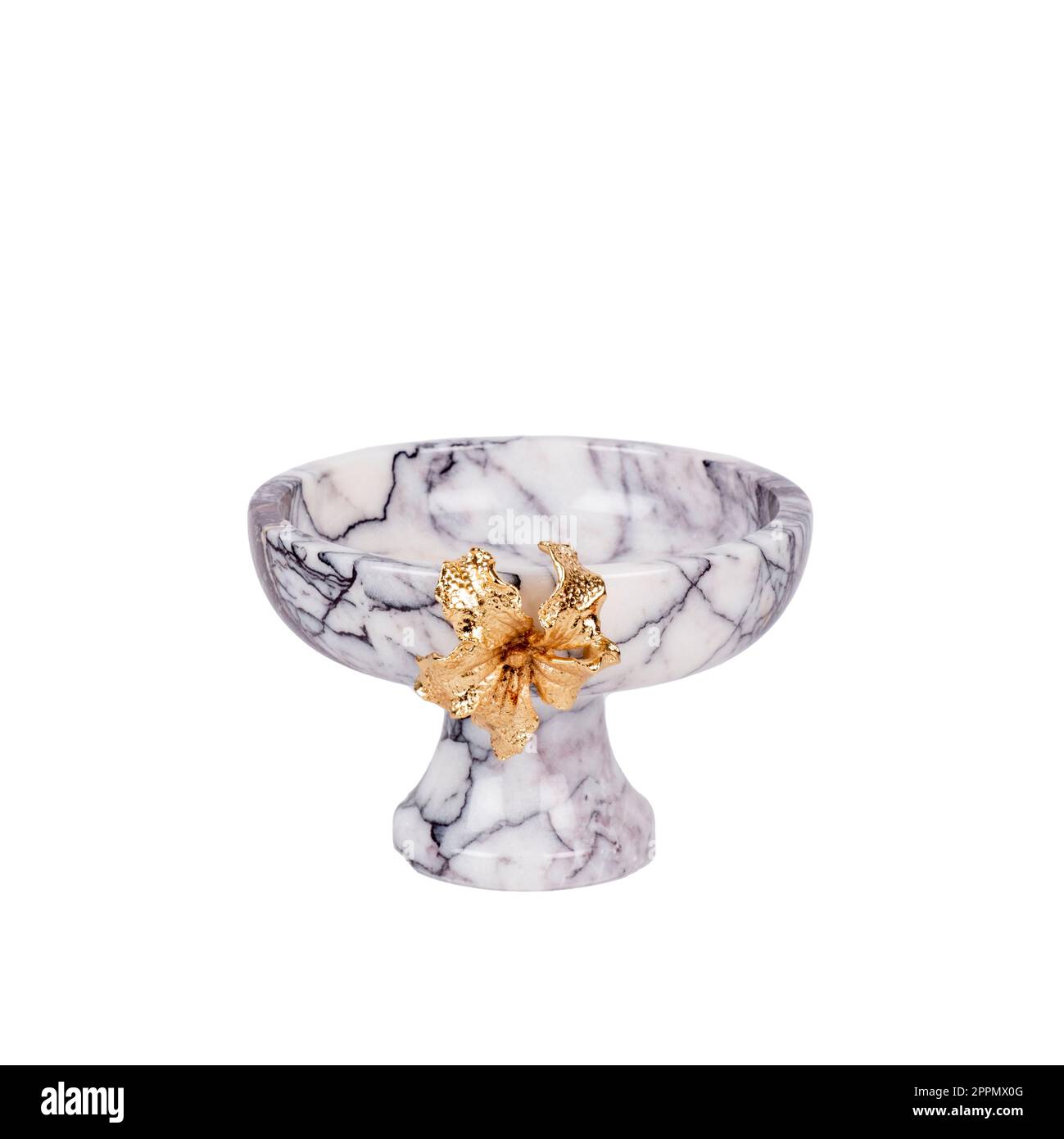 luxury marble home accessory decorative object isolated on white Stock ...