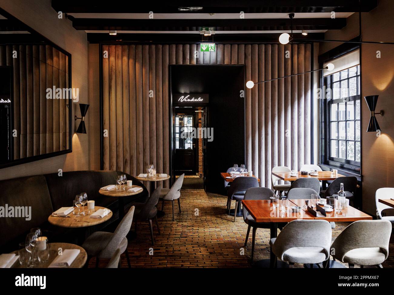 AMSTERDAM - Interior of restaurant Vinkeles in The Dylan Amsterdam ...
