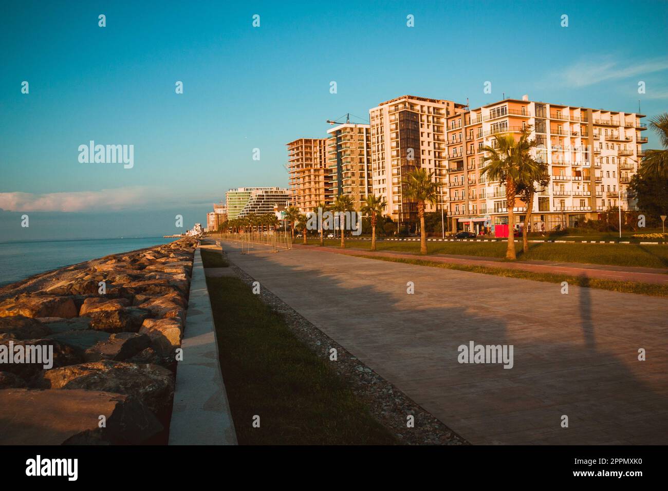 Residential building in Batumi city. Batumi. Georgia Stock Photo - Alamy