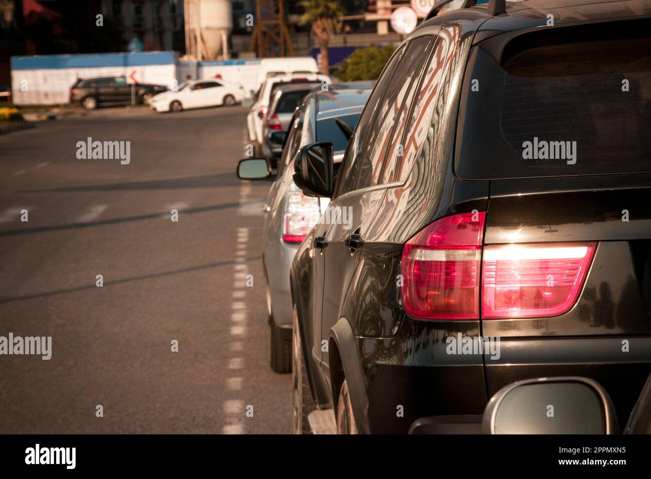 Various cars line hi-res stock photography and images - Alamy