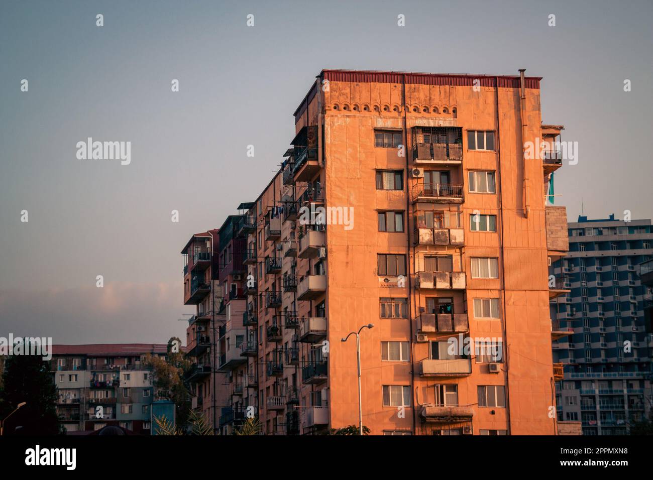 Old soviet buildings hi-res stock photography and images - Alamy