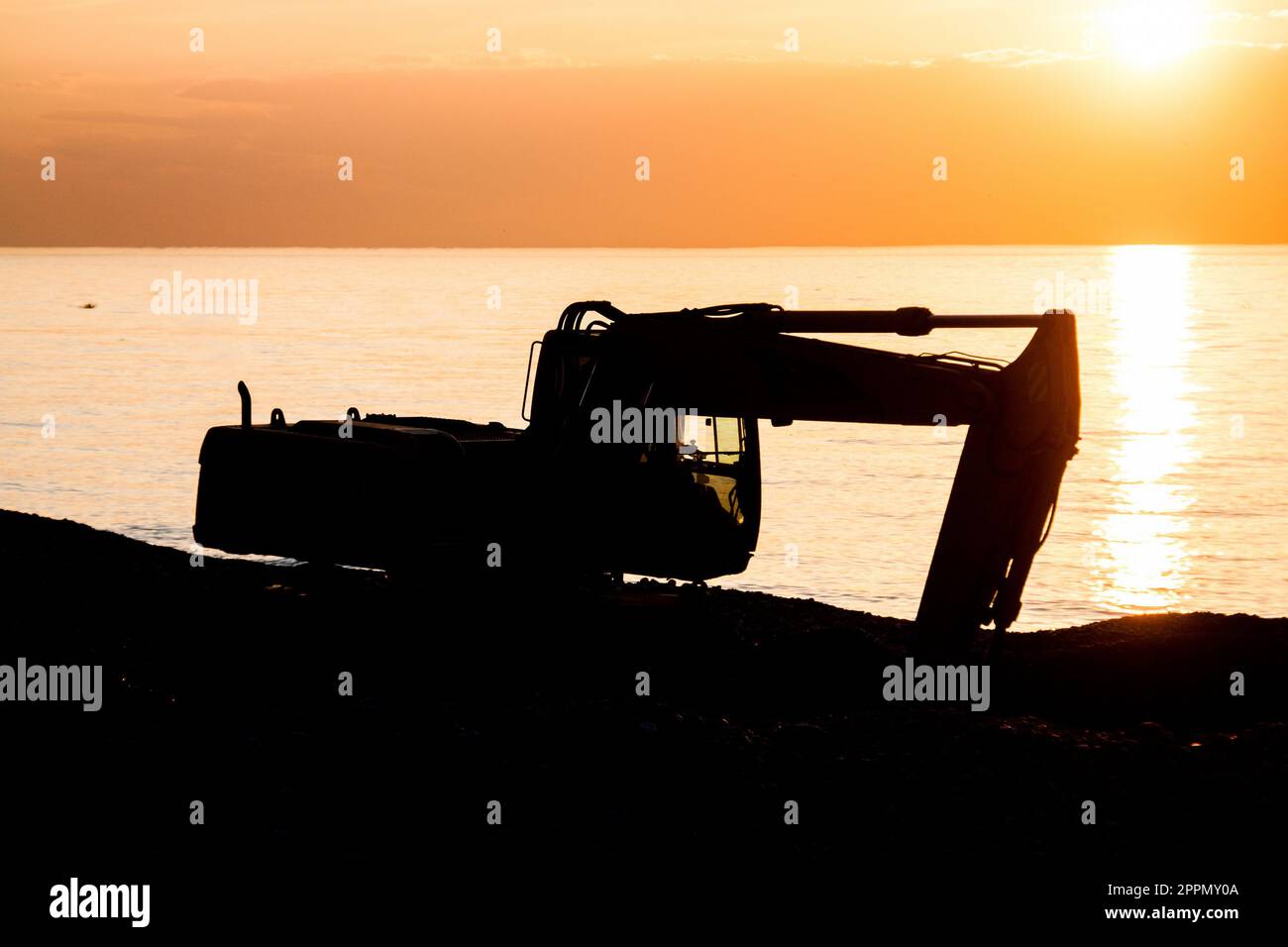 Beach extension works hi-res stock photography and images - Alamy