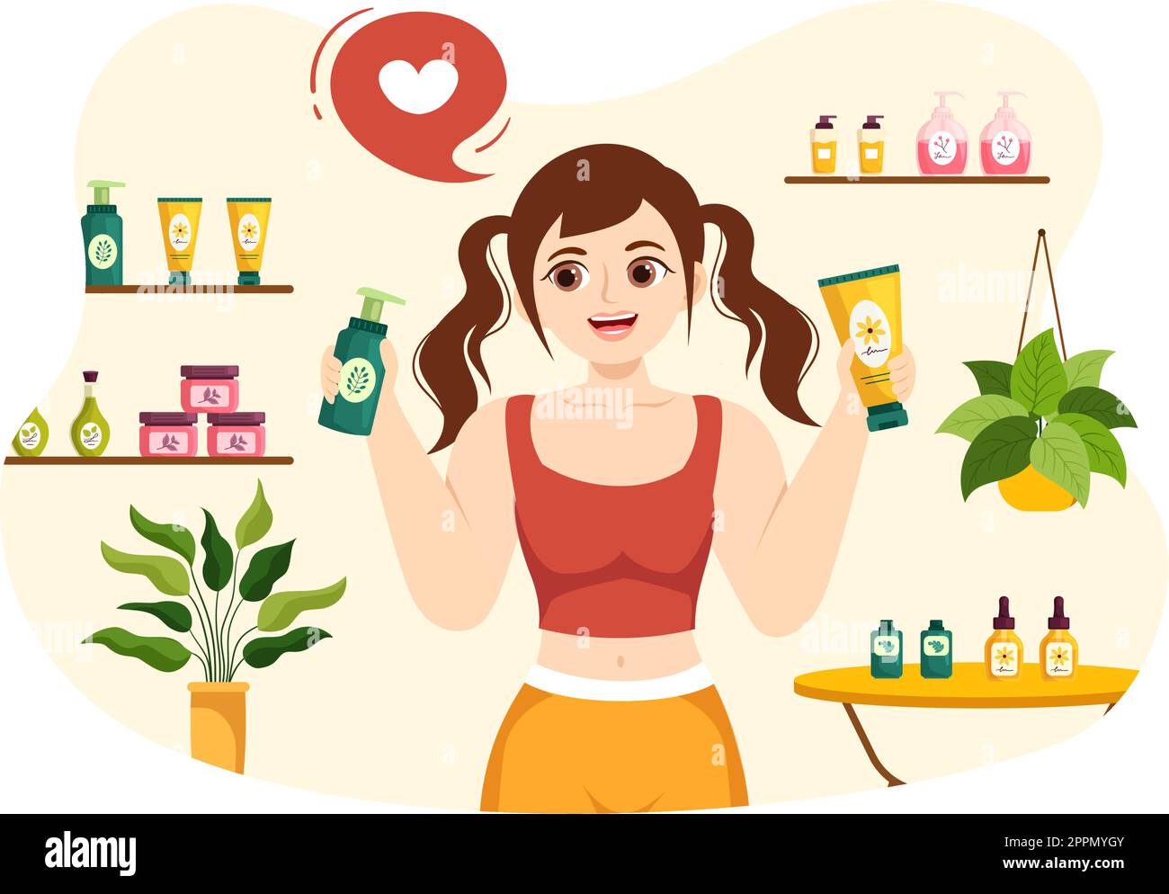 Cartoon cosmetics hi-res stock photography and images - Alamy