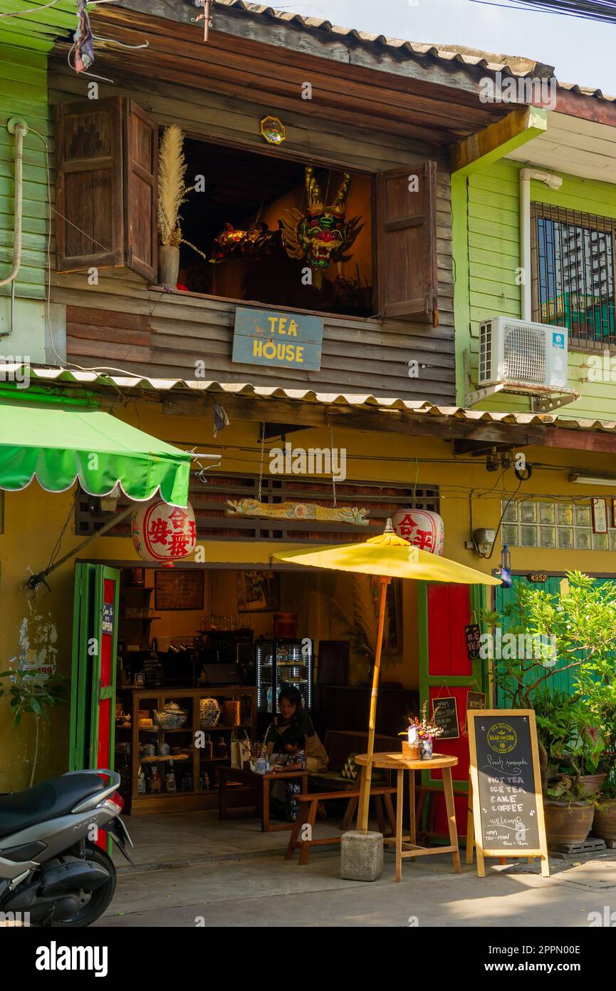 Tea bangkok market hi-res stock photography and images - Alamy