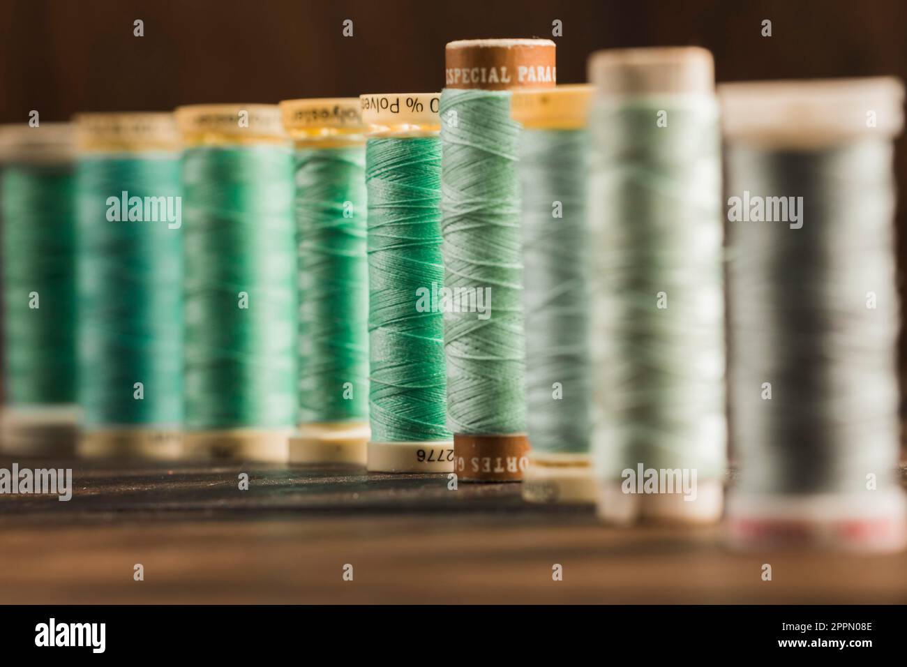 Sewing thread reels hi-res stock photography and images - Alamy