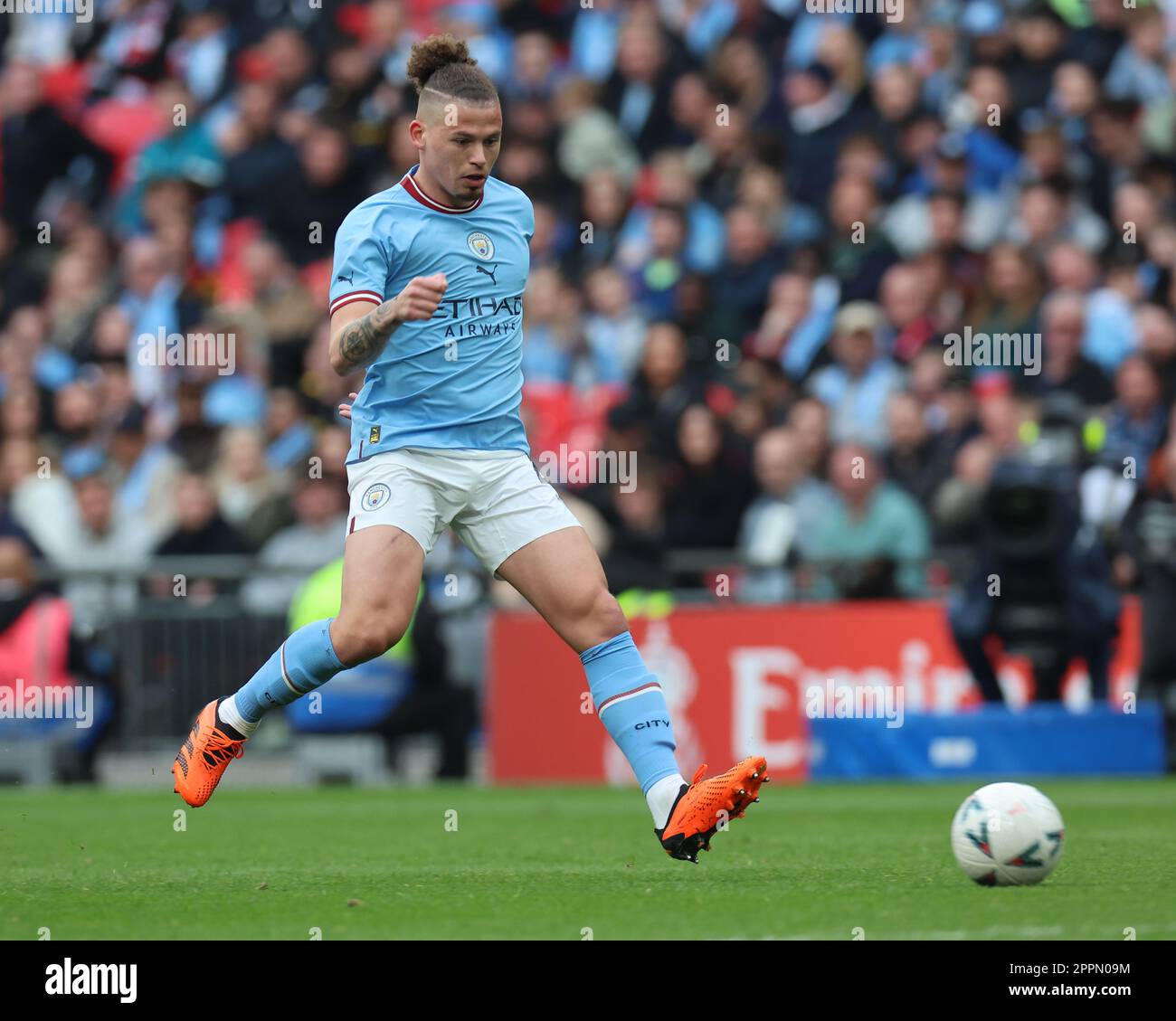 Manchester City's Kalvin Phillips during The FA Cup - Semi-Final soccer ...