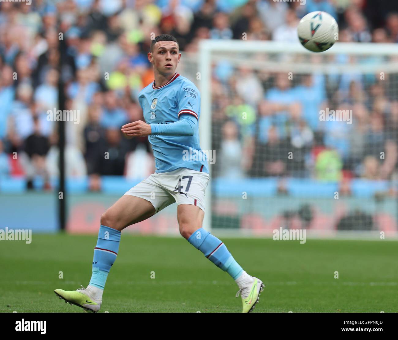 Manchester City's Phil Foden during The FA Cup - Semi-Final soccer ...