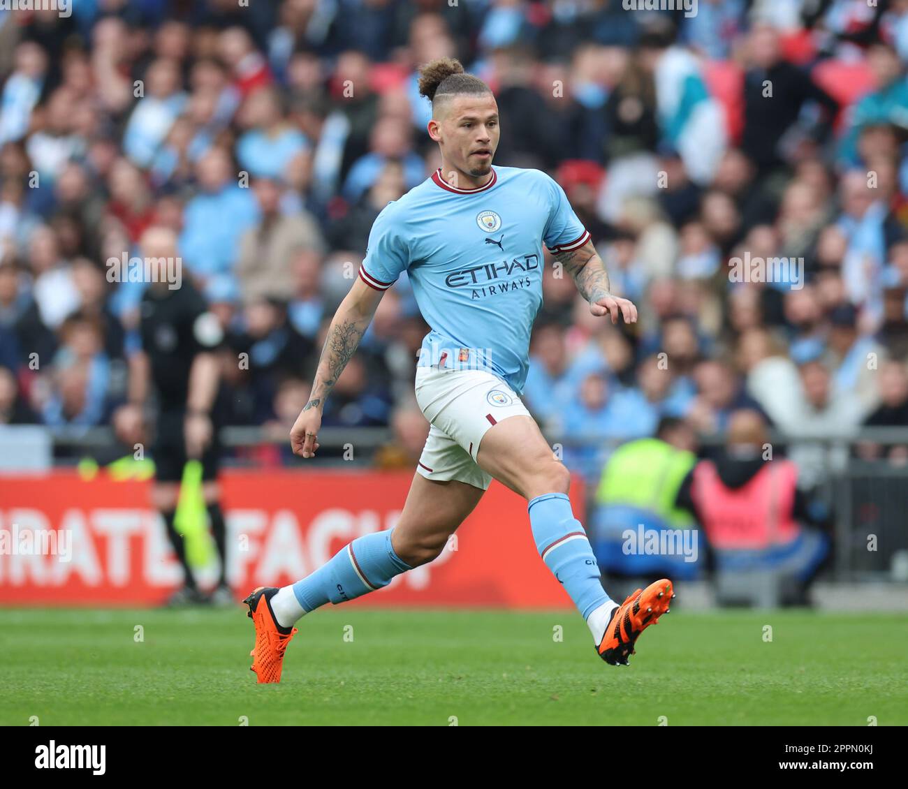 Manchester City's Kalvin Phillips during The FA Cup - Semi-Final soccer ...