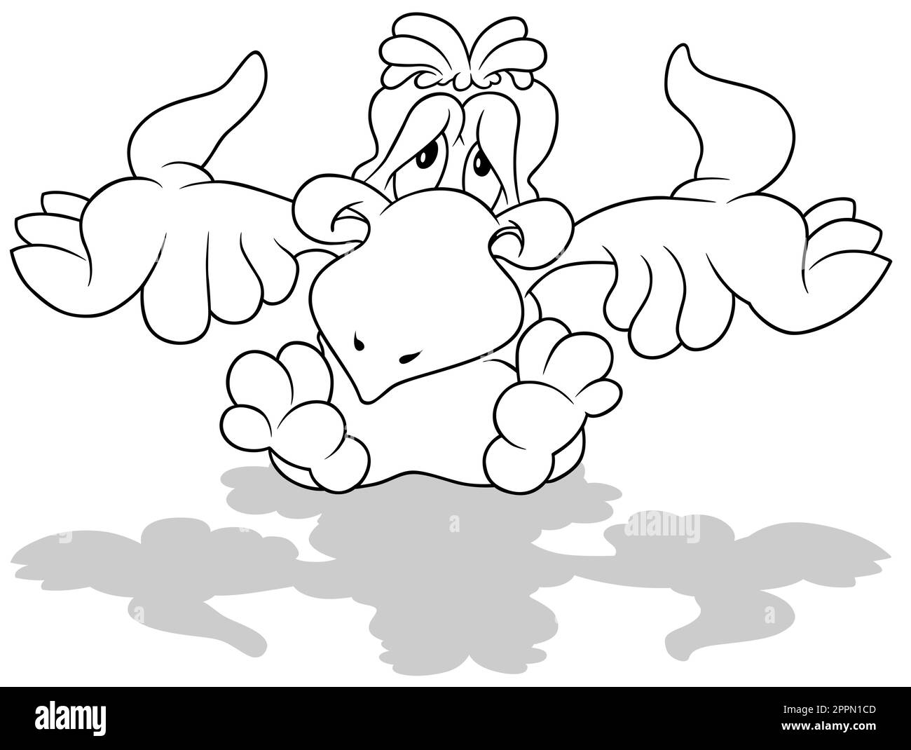 Drawing tropical parrot big Cut Out Stock Images & Pictures - Alamy