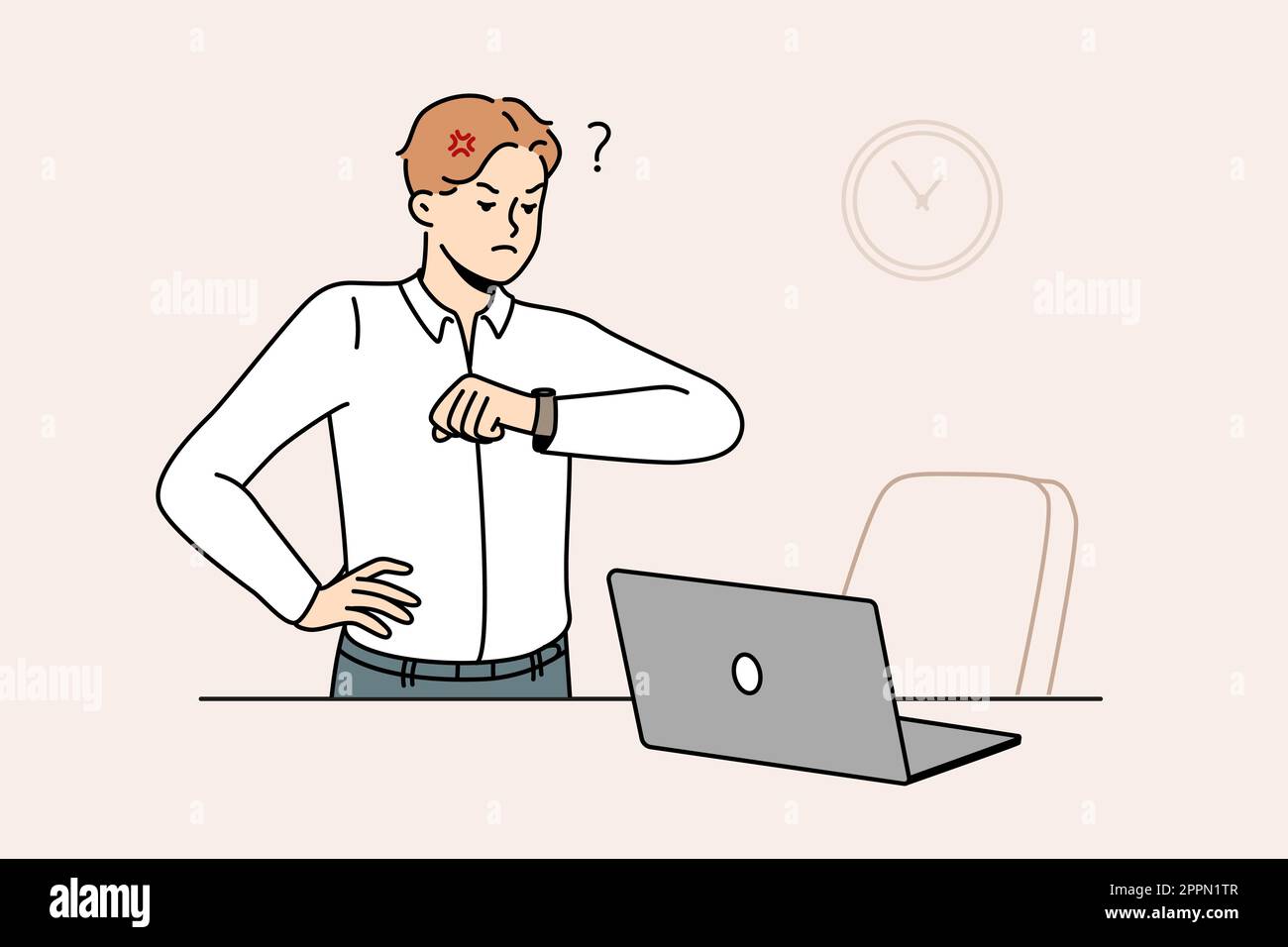 Furious employee Stock Vector Images - Alamy