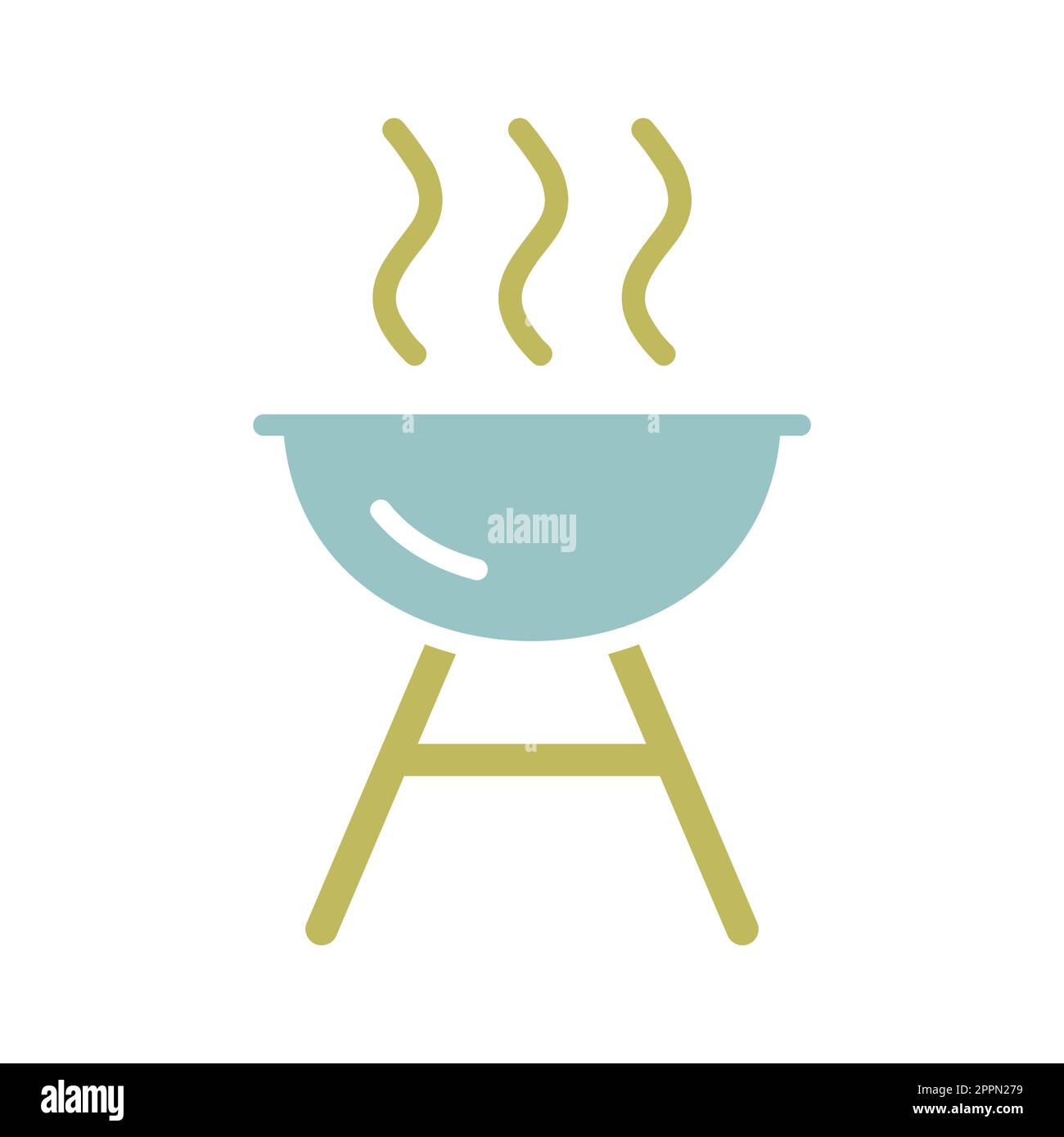 Grill BBQ cookout vector isolated icon Stock Vector Image & Art - Alamy