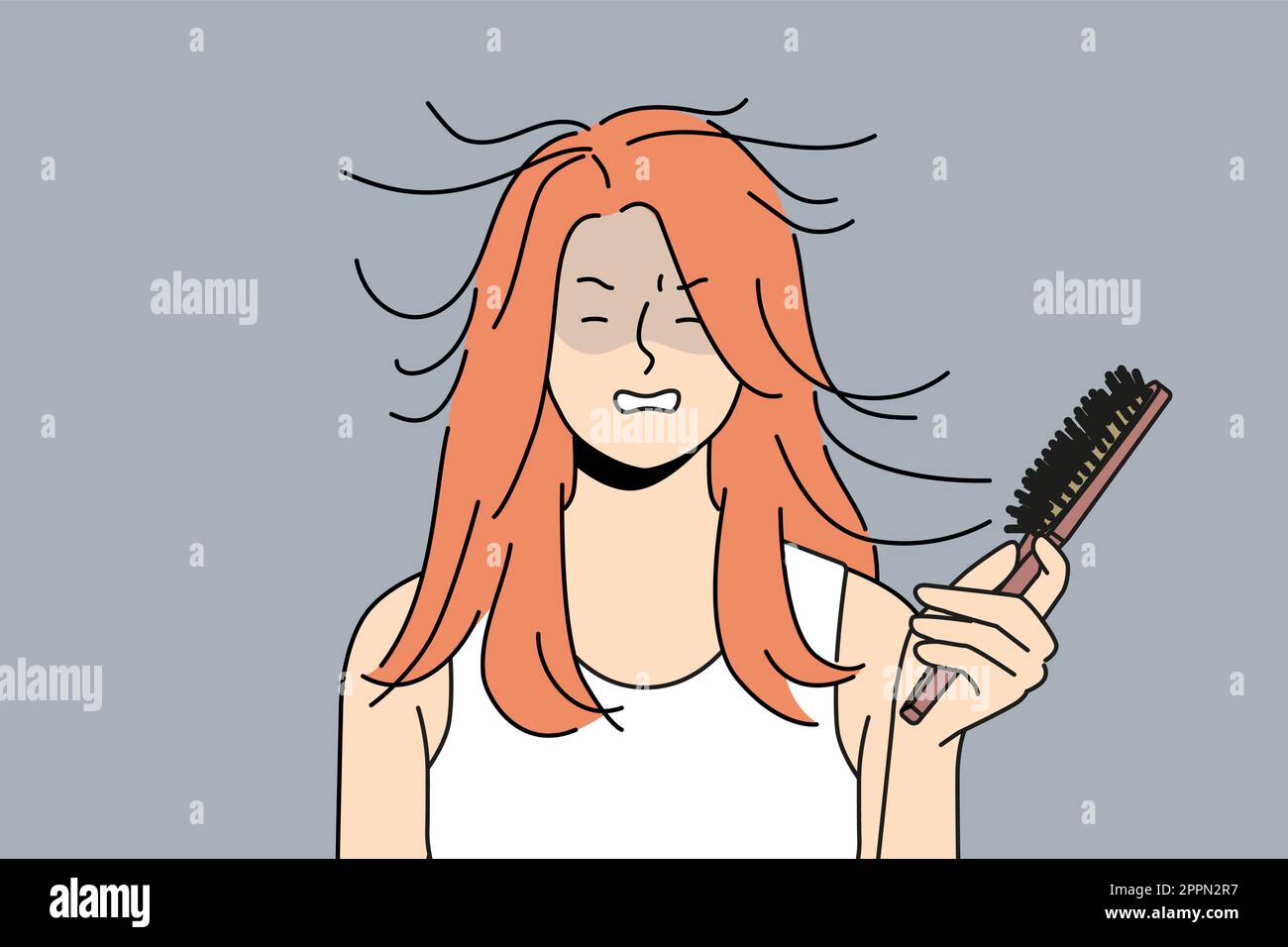 Static electricity hair hi-res stock photography and images - Alamy